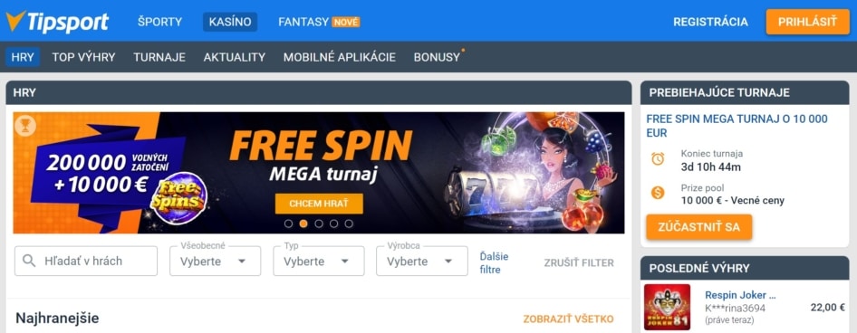 Tipsport registrácia | návod na registráciu a prihlásenie | 🍀 Vyhraj.sk