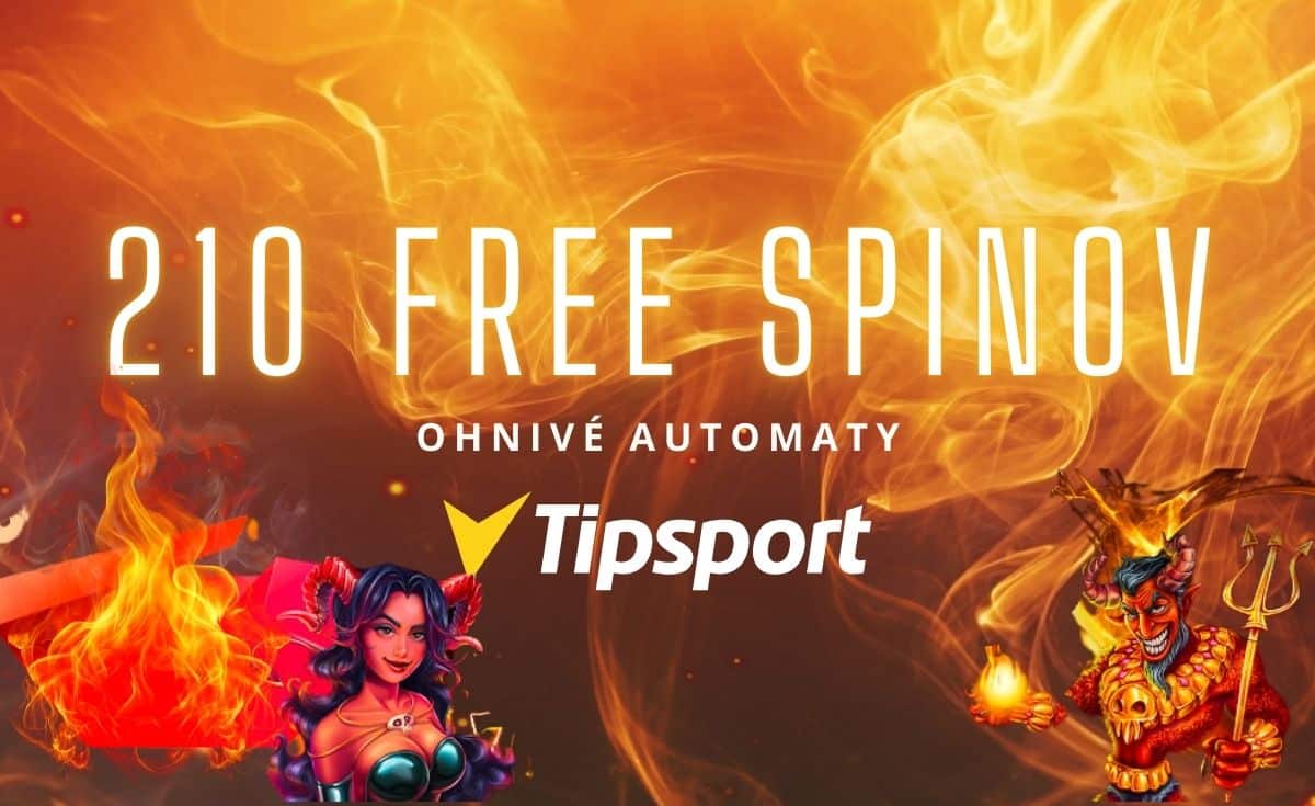 Rozpáľ to s 210 free spinami v Tipsporte! | 🍀 Vyhraj.sk
