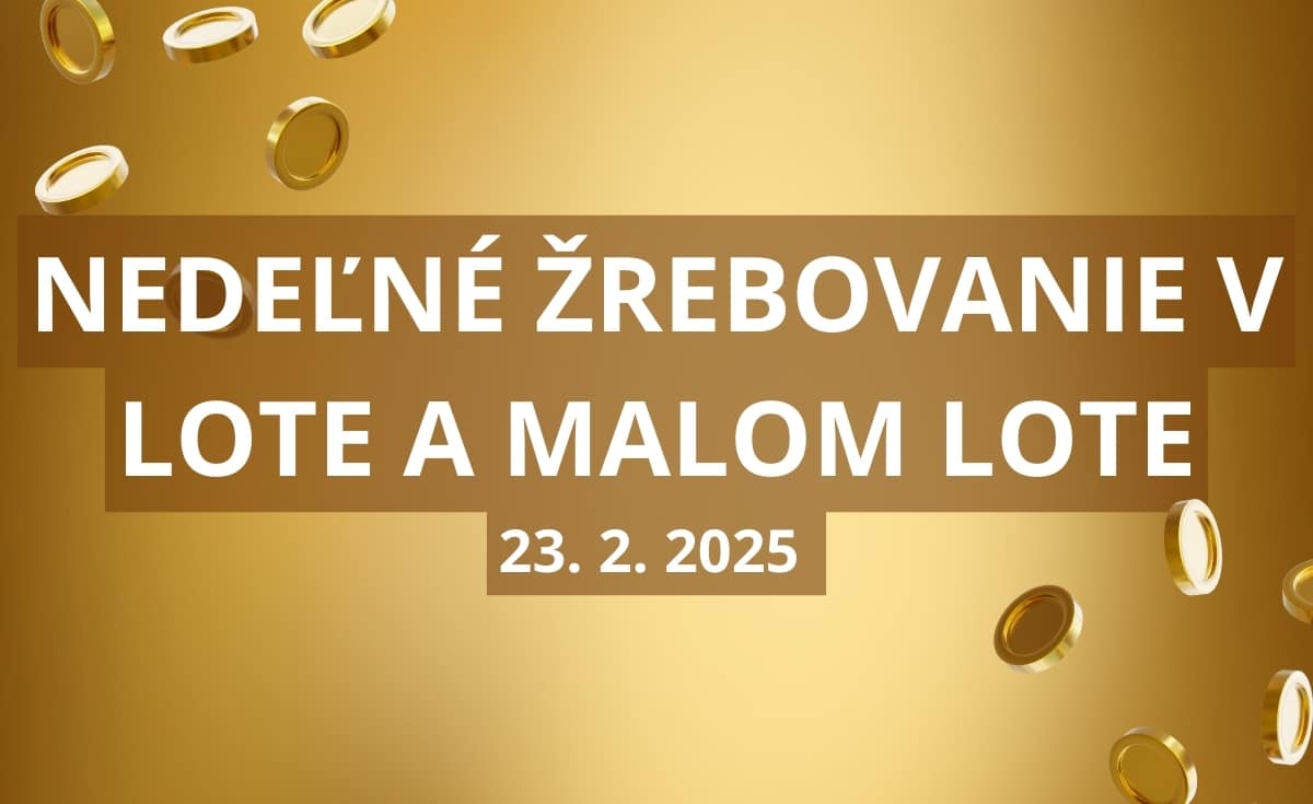 Nedeľné žrebovanie v Lotách už za okamih | 🍀 Vyhraj.sk