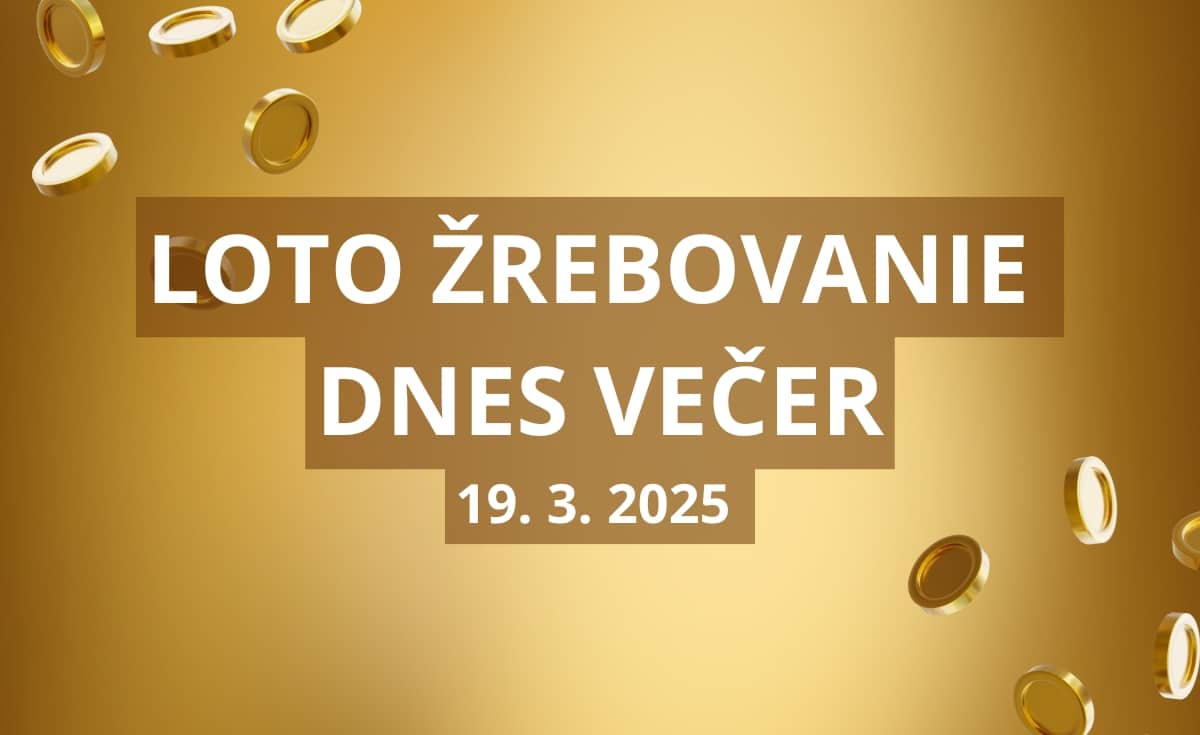 Loto žrebovania v stredu - 19. marca 2025 | 🍀 Vyhraj.sk