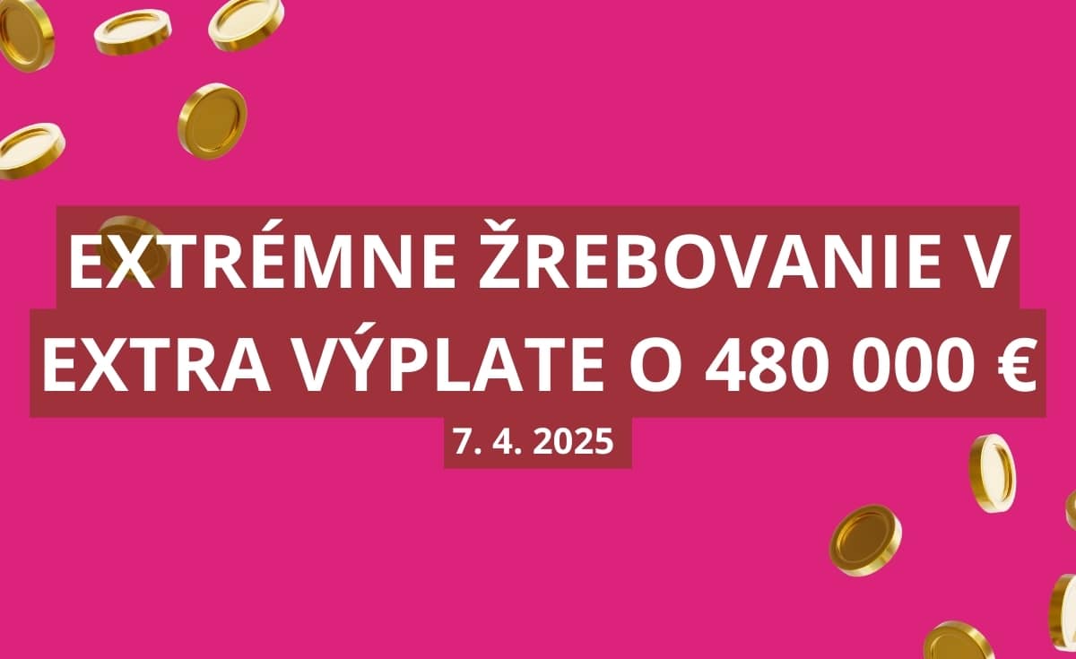 Žrebovanie v Extra výplate o extrémny pol milión! | 🍀 Vyhraj.sk
