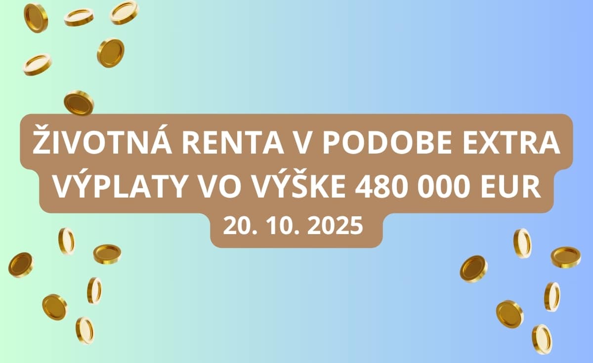 Osudová mzda: 480 000 eur v Extra výplate | 🍀 Vyhraj.sk
