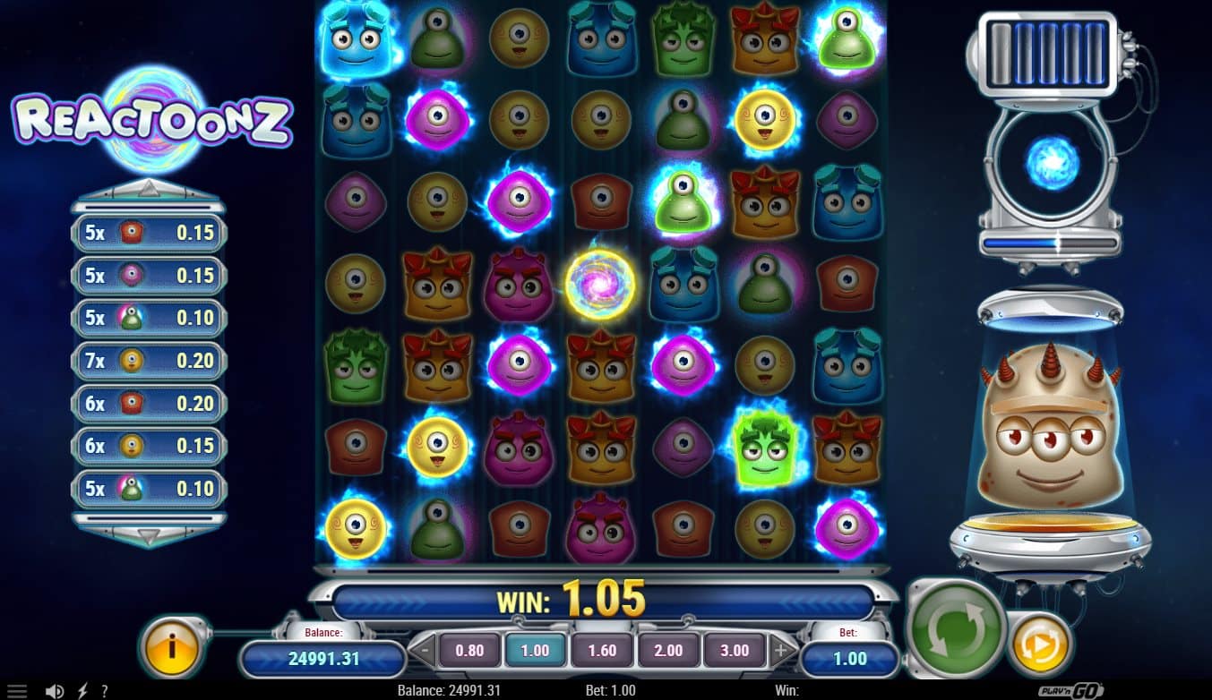 Automat Reactoonz online zadarmo (Klikni a hraj) | 🍀 Vyhraj.sk