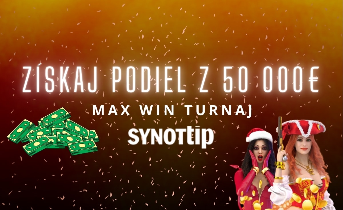Vianočný MAX WIN turnaj o 50 000 € v Synottipe | 🍀 Vyhraj.sk